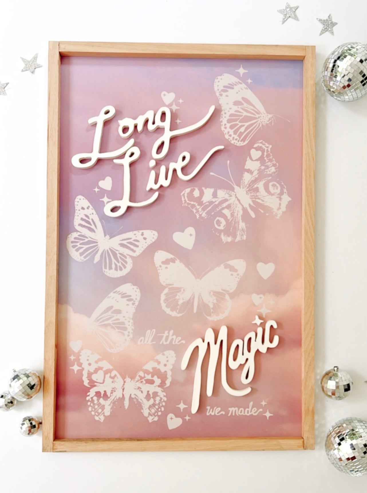 Long live all the magic we made- butterflies+clouds – Opal+Olive