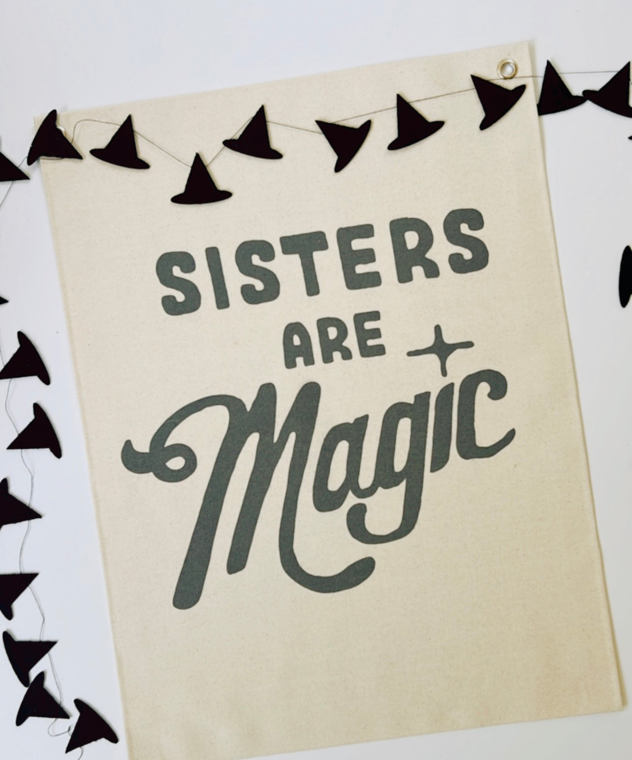 Sisters are magic - Canvas banner – Opal+Olive