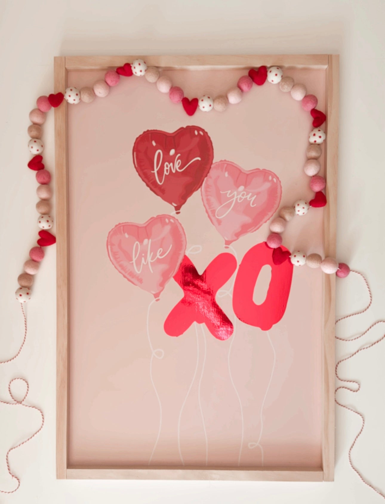 love you like XO balloons- foil – Opal+Olive