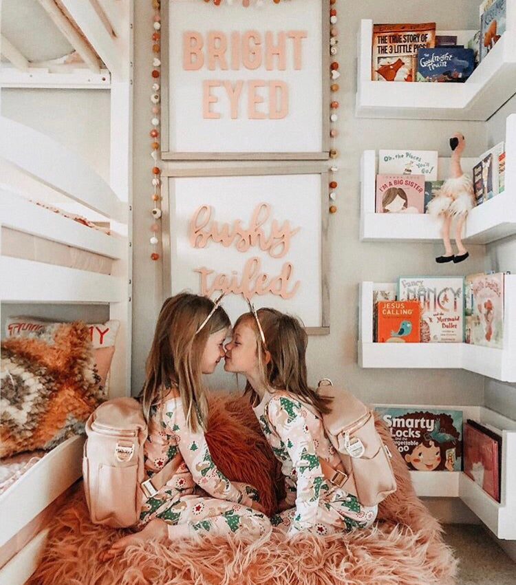 BRIGHT EYED & bushy tailed- Straight/Cursive Font – Opal+Olive